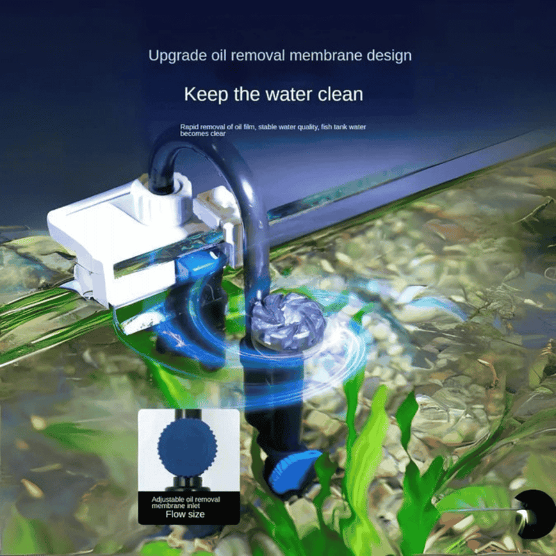 SUNSUN YBF-500 Hang-On Canister Filter with Surface Skimme ...